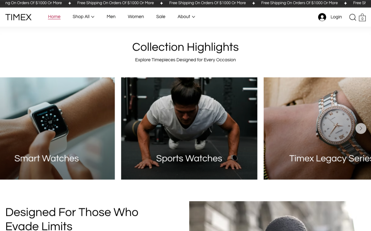 Timex | Wix Marketplace | Wix.com